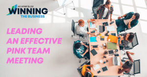 Leading an Effective Pink Team Meeting | Winning the Business